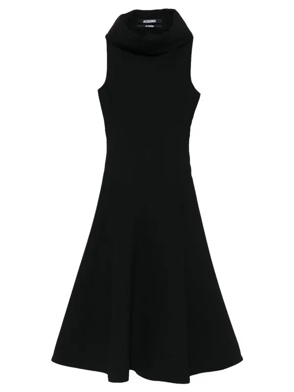 Jacquemus The Triangle Mini Dress - Black
