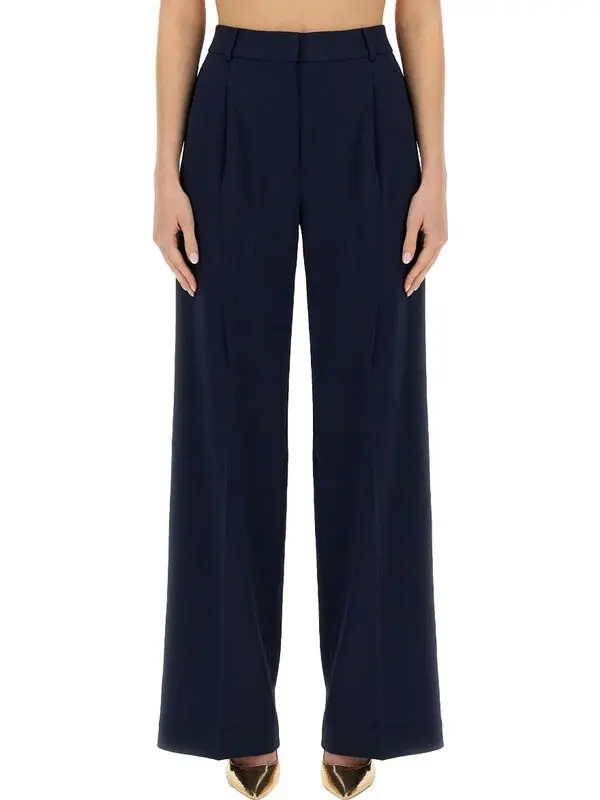 Michael Kors Wide Leg Trousers - Blue