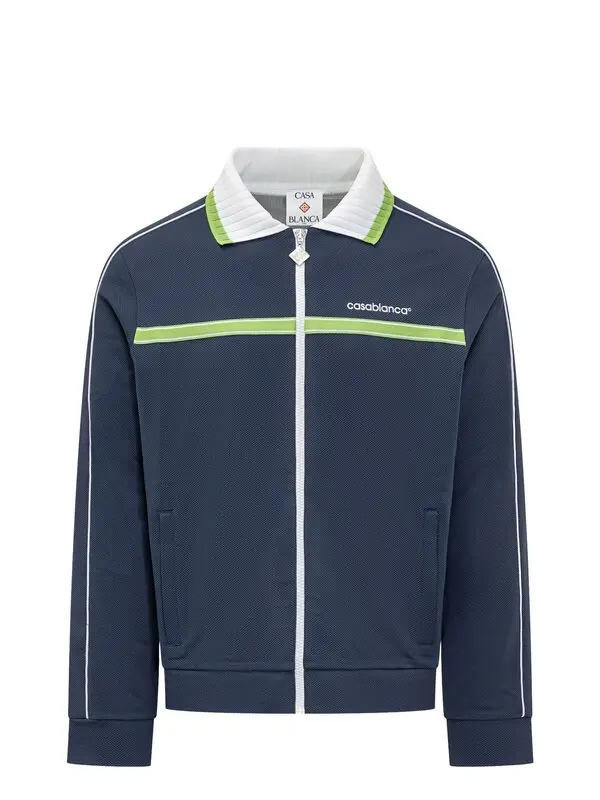 Casablanca Round Track Jacket - Blue