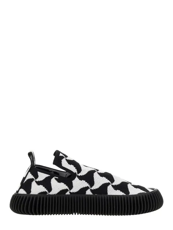 Bottega Veneta Knit Slip-on Sneakers - Black