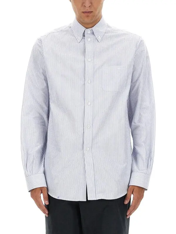 Bally Shirt With Logo - Azure