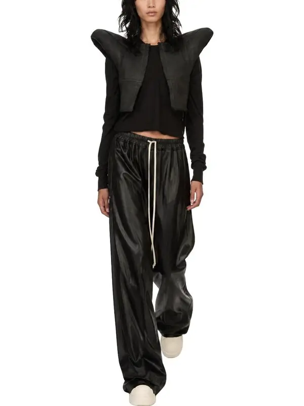 Rick Owens Wide Leg Pants - Black