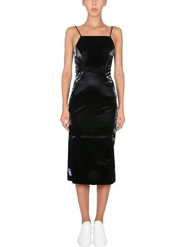 Alexander McQueen Slim Fit Strappy Mini Dress - Black