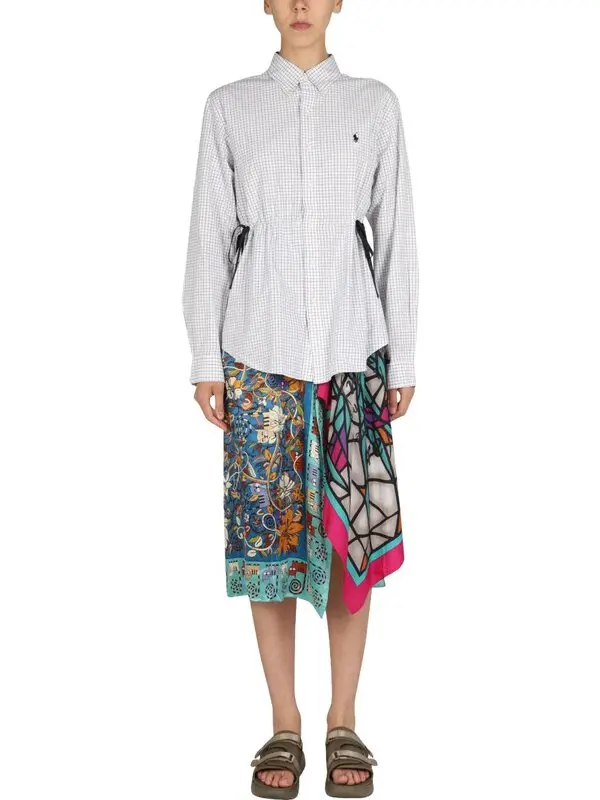 1/OFF PARIS Remade Classic Shirt Dress With Shirt Collar - Multicolour