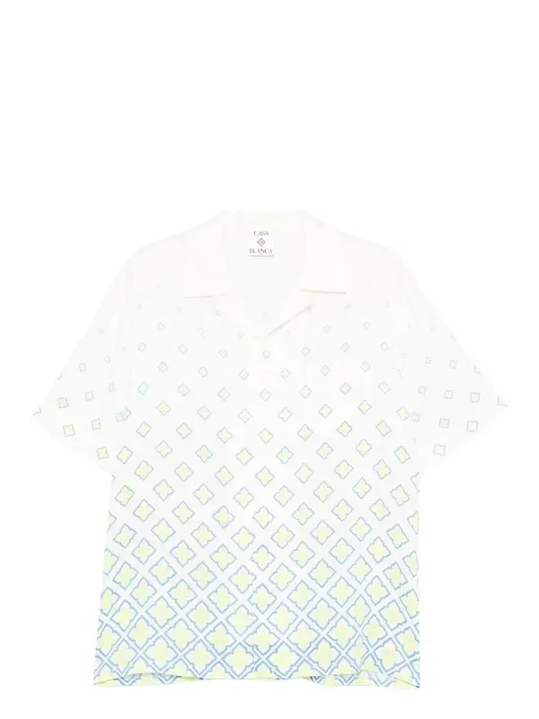 Casablanca Linen Short Sleeve Shirt - Degrademon