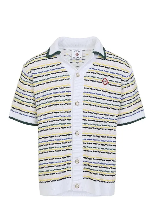 Casablanca Cotton Shirt For Ss26 Collection - Multi