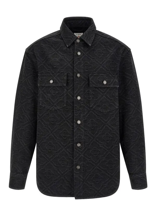 Casablanca Long Sleeve Casual Shirt For - Blacklaser
