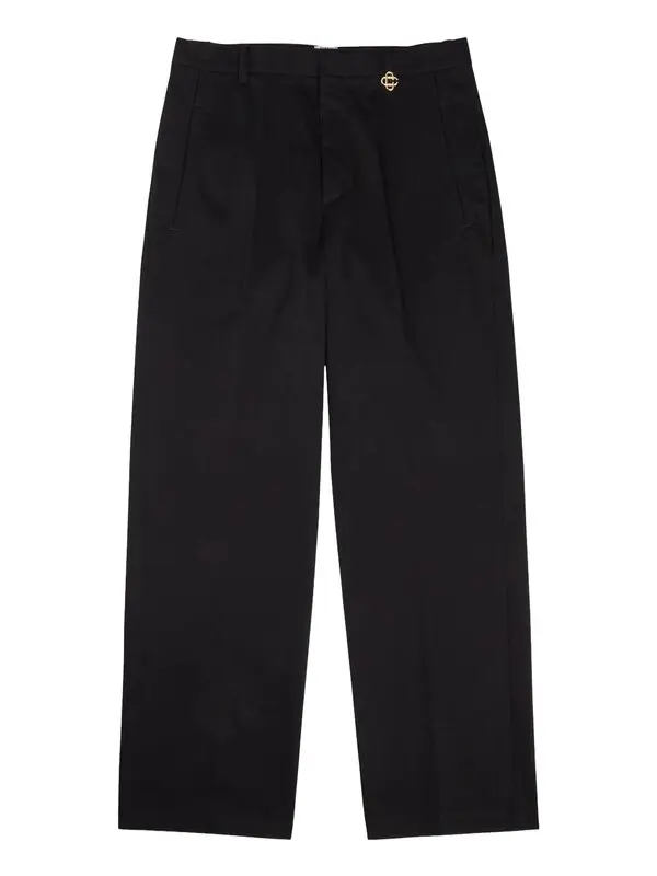 Casablanca Wide Leg Trousers - Black