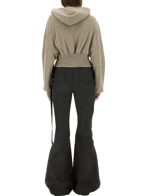 Rick Owens Collage Gimp Hoodie - Grey