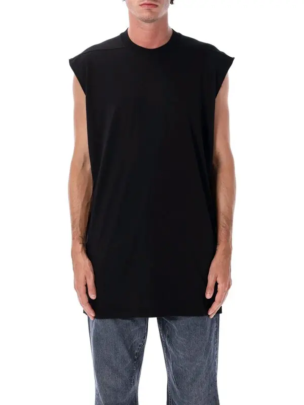 Rick Owens Sleeveless Tarp T-shirt - Black
