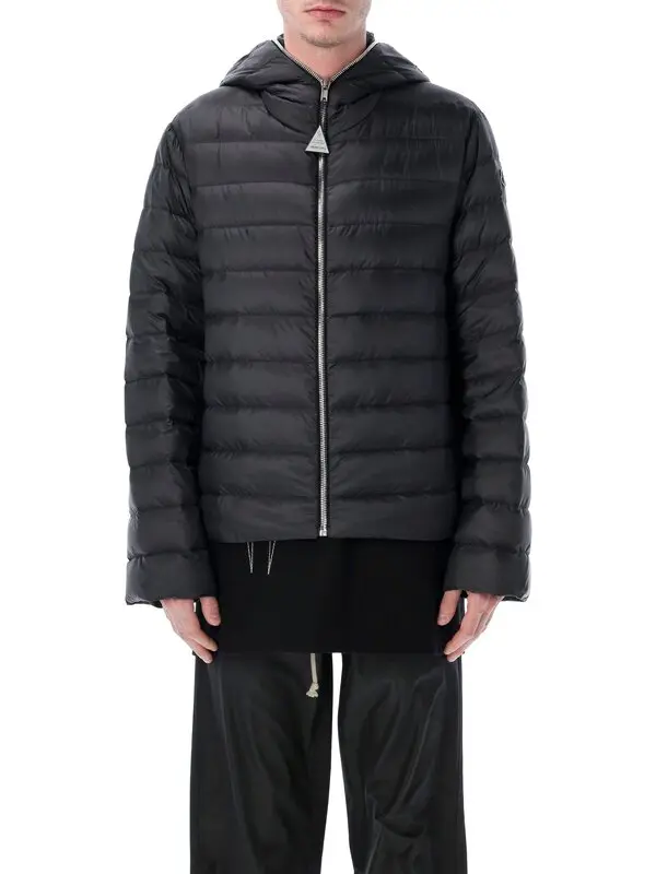 Moncler Hooded Puffer Jacket - Black