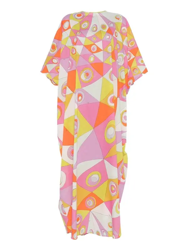 Emilio Pucci Printed Cotton Maxi Dress - Multicolor