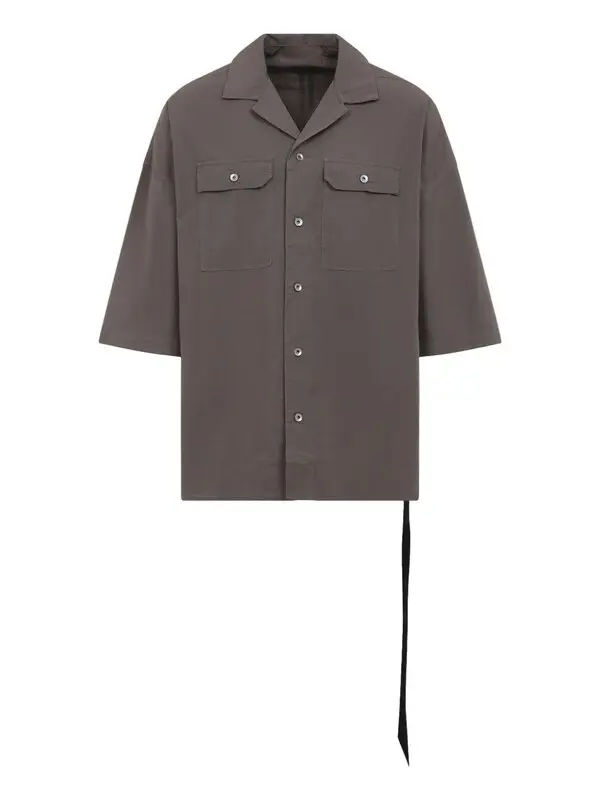 Rick Owens Magnum Tommy Safari Shirt Cotton - Brown