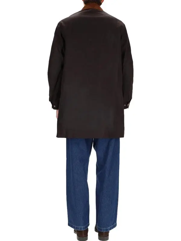 PAUL SMITH LOVES BARBOUR Waxed Cotton Jacket - Brown