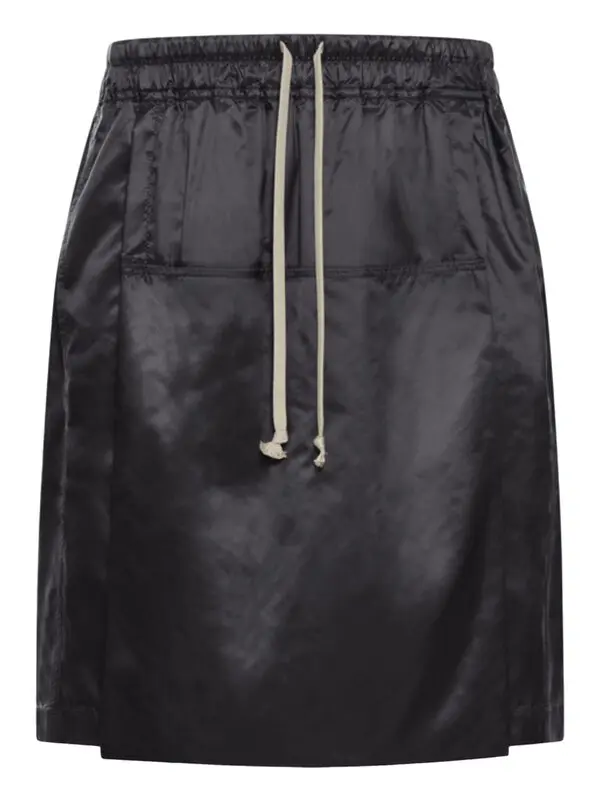 Moncler Drawstring Kilt Shorts - Black