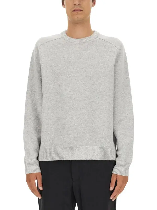 Theory Wool & Cashmere Blend Crew Neck T-shirt - Grey
