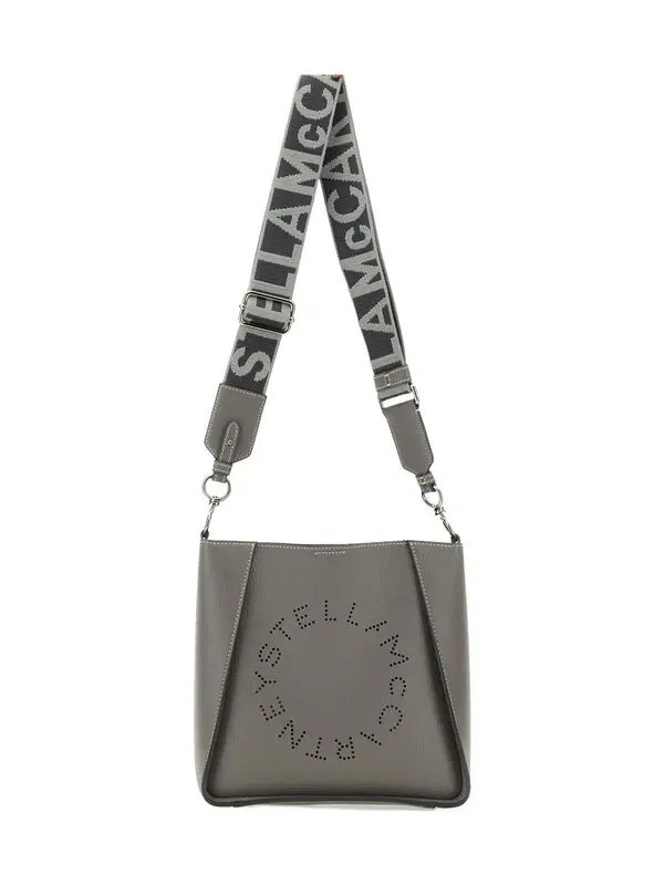 Stella McCartney Logo Shoulder Bag - Grey
