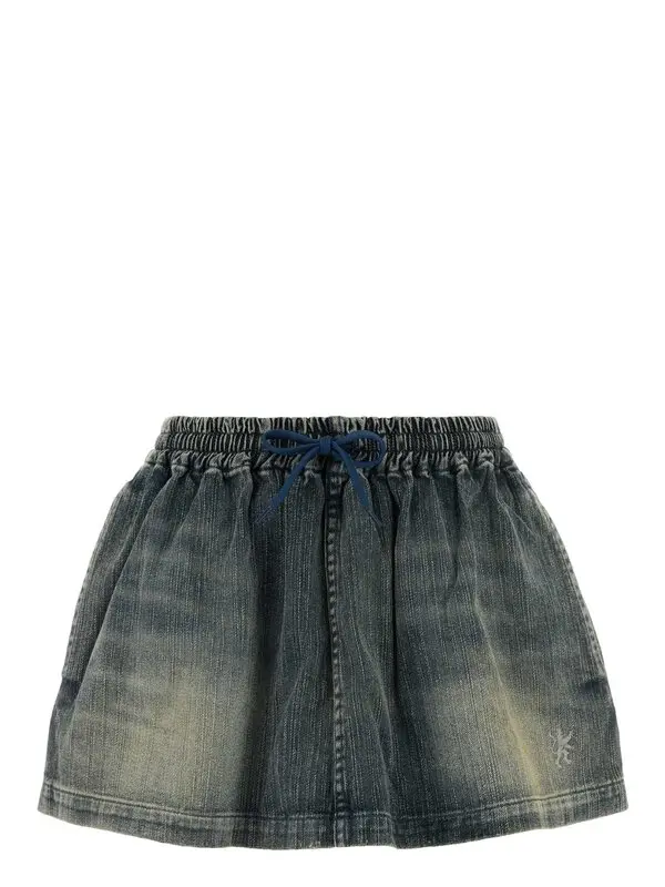Balenciaga Denim Mini Skirt - Blue