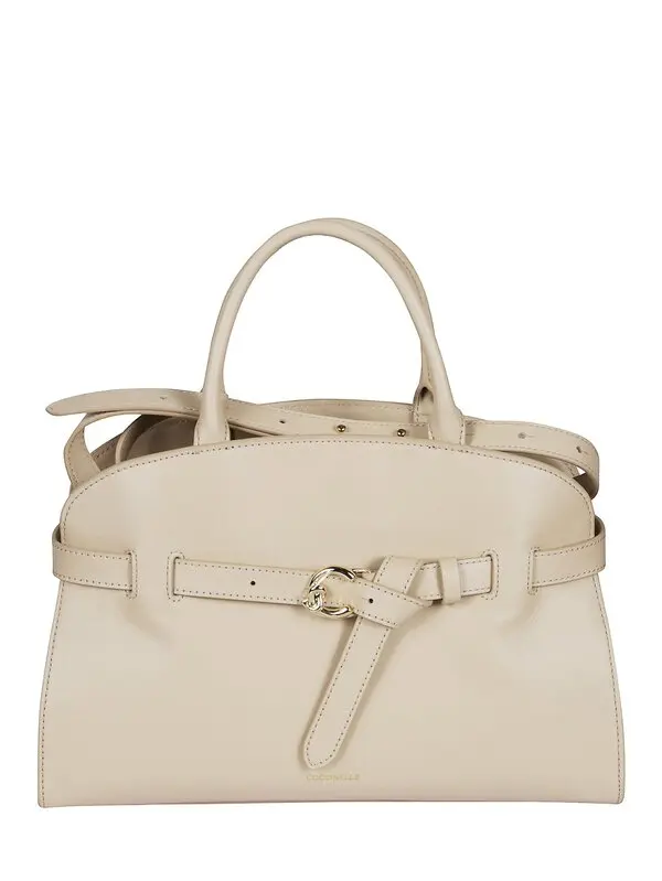 COCCINELLE Sabine Medium Handheld Bag - Beige