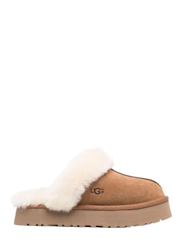 UGG Disquette Mini Slip-on Slipper - Brown