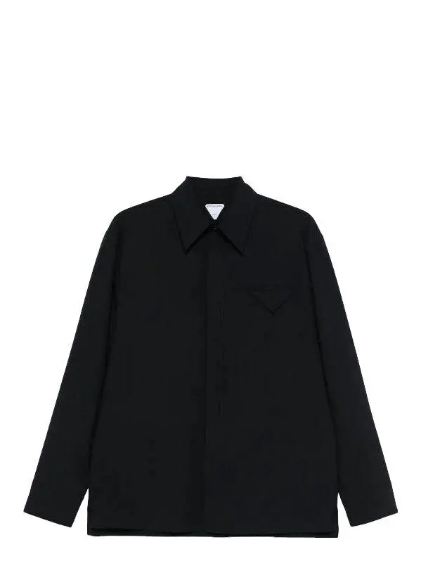Bottega Veneta Wool Shirt - Blue