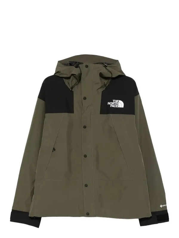 The North Face Hooded Jacket With Adjustable Features - Green