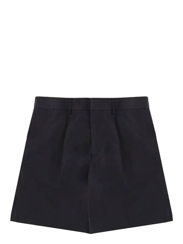 Emporio Armani Tailored Cotton Shorts - Blue