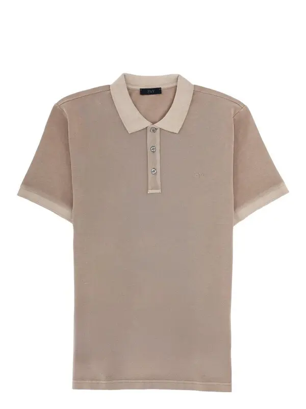 FAY Classic Polo Shirt Regular Fit - Dove