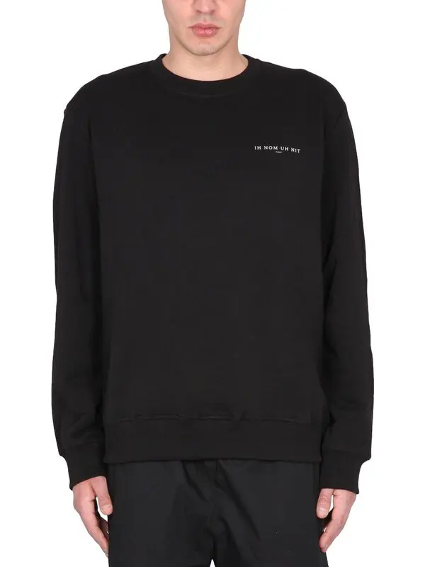IH NOM UH NIT Crewneck Sweatshirt With Logo - Black