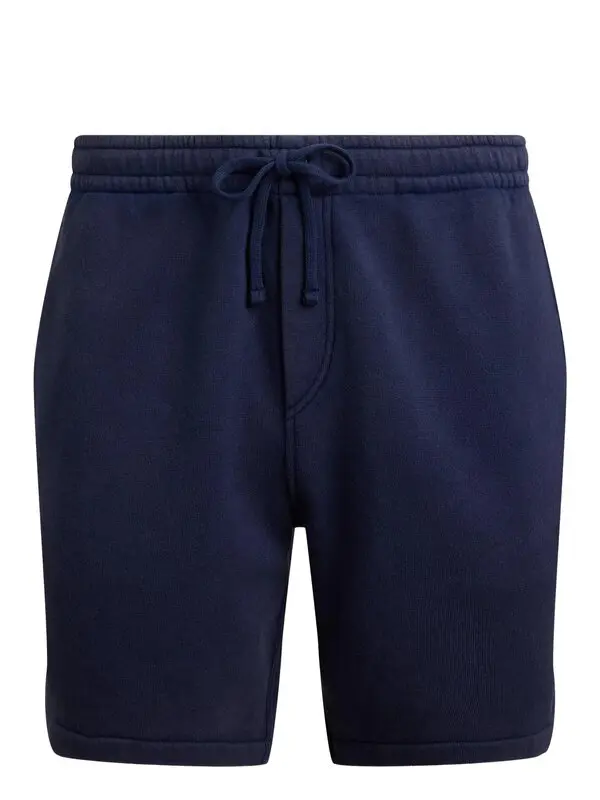 Polo Ralph Lauren Classic Fleece Shorts With Drawstring Waist - Blu
