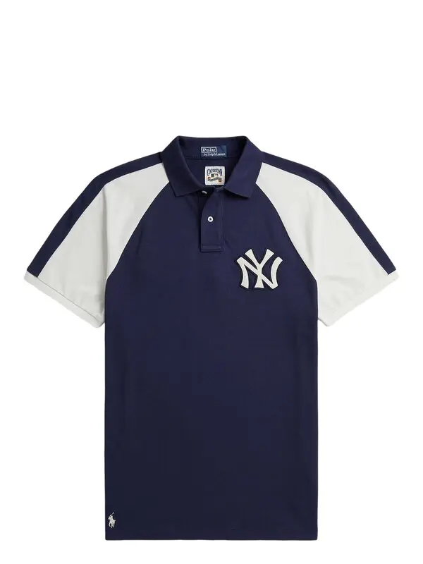 Polo Ralph Lauren Baseball Jersey Polo - Darkcobalt