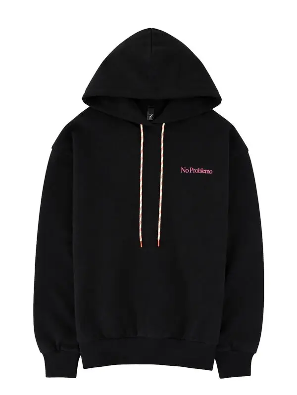 NO PROBLEMO Logo Hoodie - Black