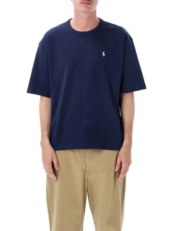 Polo Ralph Lauren Relaxed Fit Garment-washed T-shirt Size - Blue