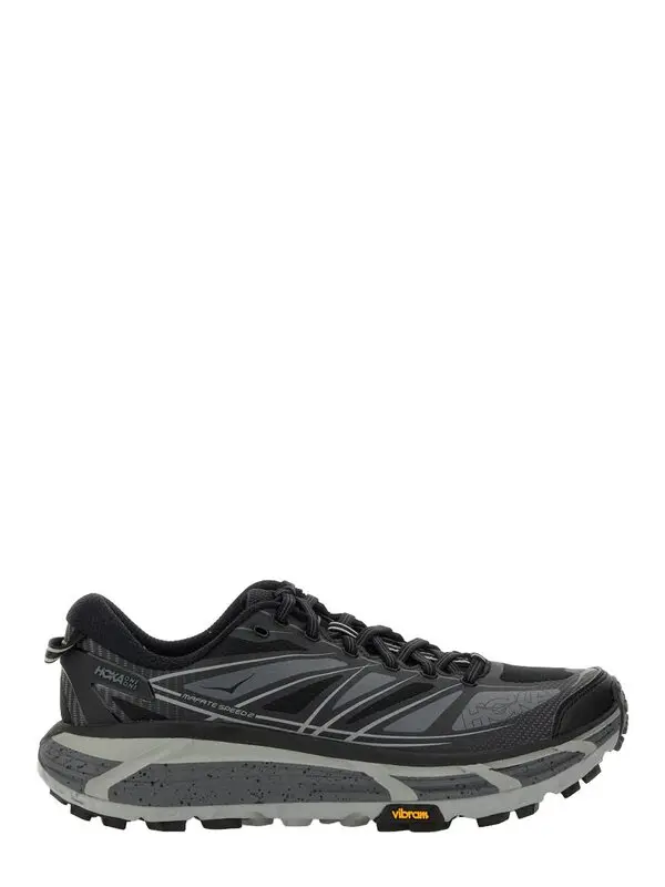 Hoka One One Mafate Speed 2 Lace-up Sneakers - Black