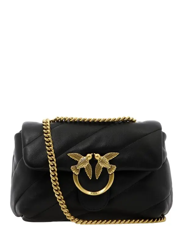 Pinko Mini Love Puff Crossbody Bag - Black