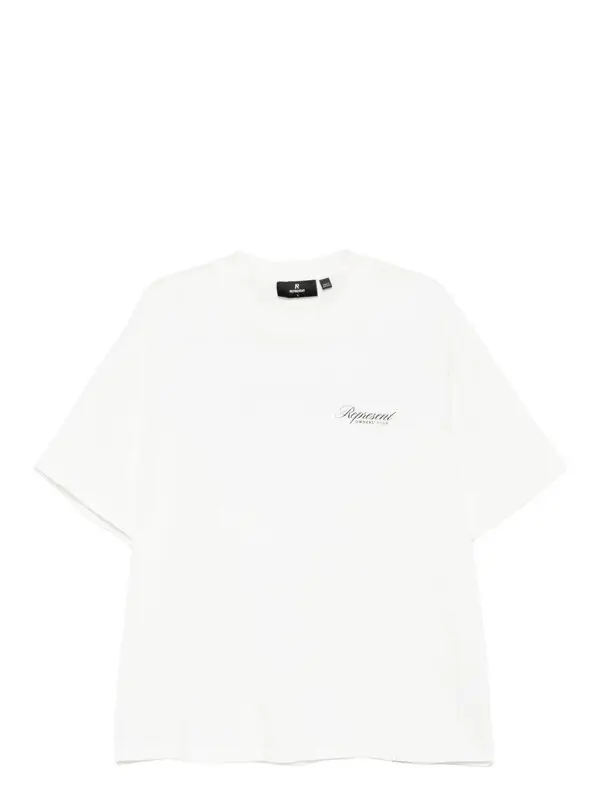 REPRESENT Owners Club Script T-shirt Fit - White