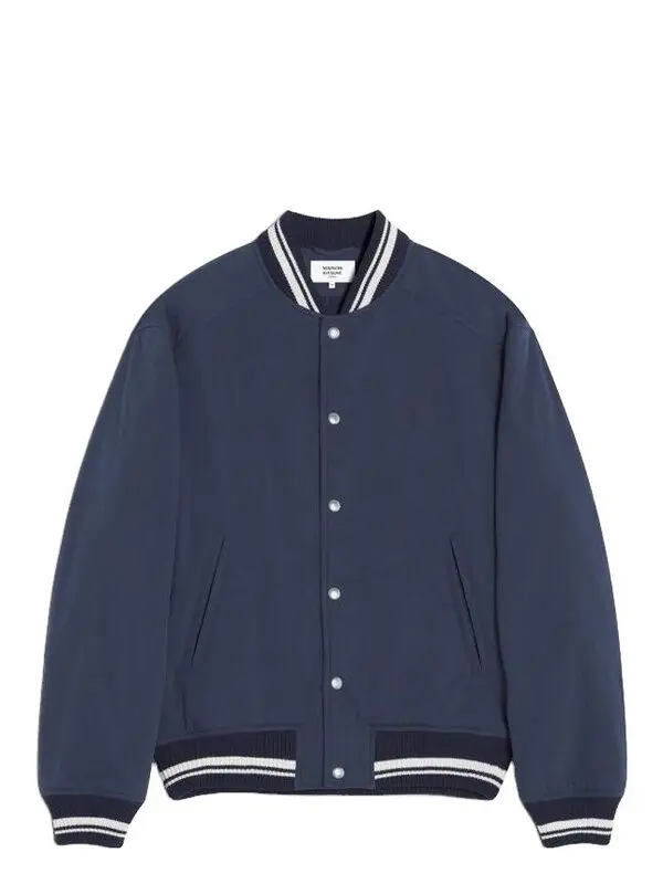 Maison Kitsuné Varsity Bomber Jacket - Deepnavy