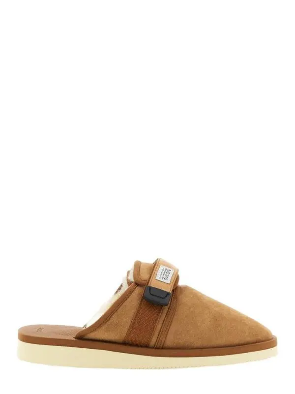 Suicoke Zavo M2ab Suede Mules - Beige
