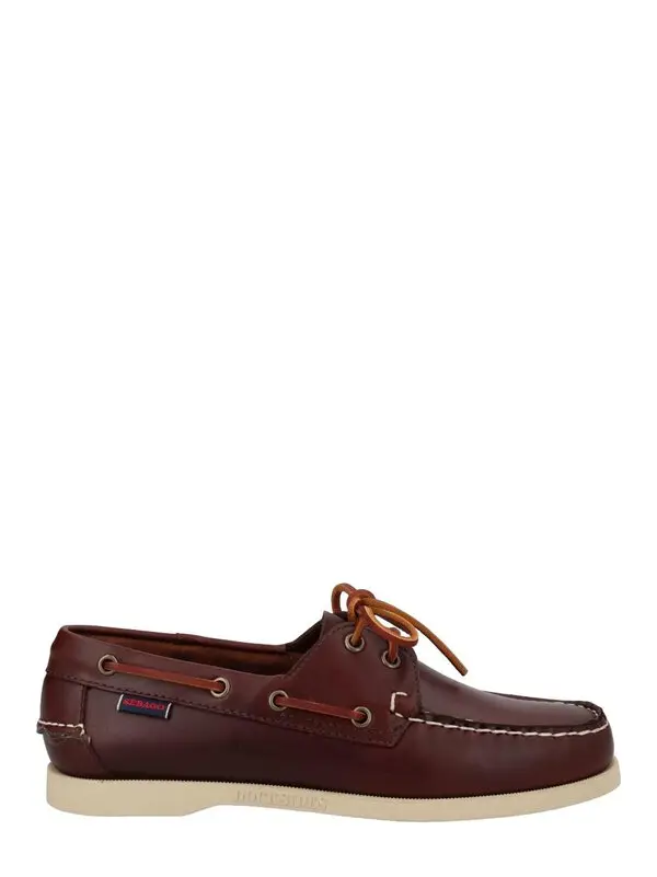 SEBAGO Leather Lace-up Loafers - Brown