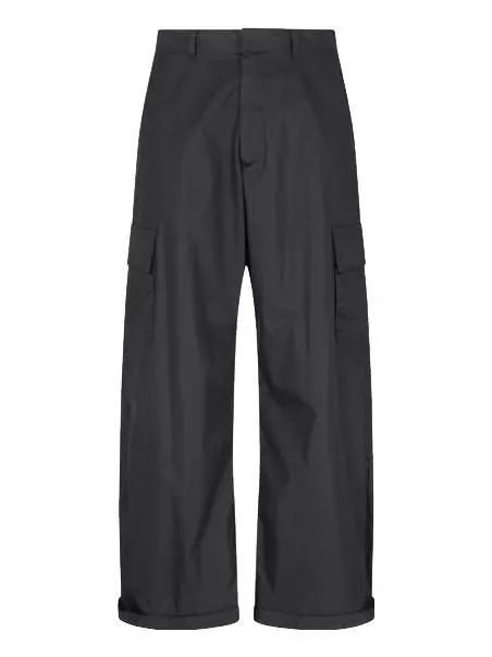 Off-White Embroidered Cargo Pants Fw23 Collection - Blackblack