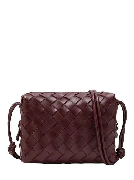 Bottega Veneta Mini Loop Camera Bag - Bordeaux