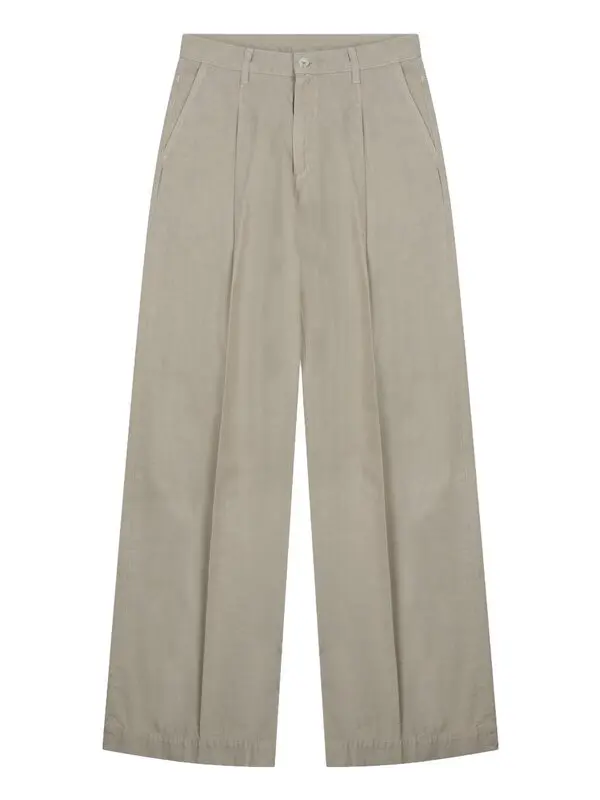 NINE:INTHE:MORNING Cotton "ottavia" Trousers - Beige