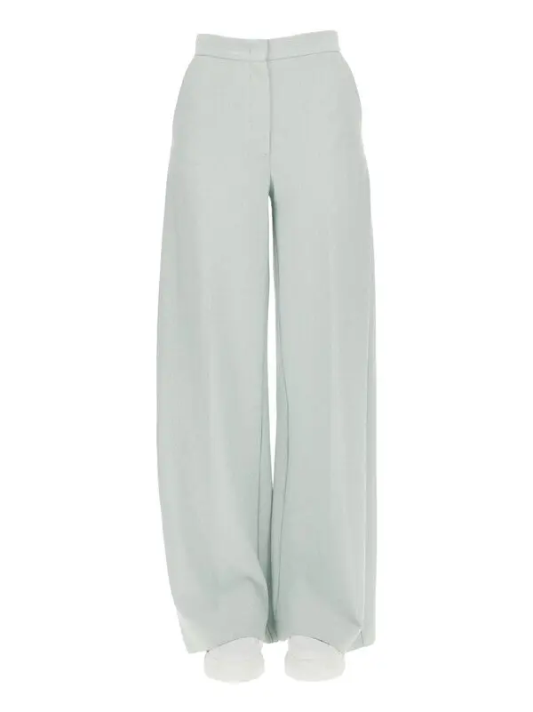 Max Mara Tailored Wide Leg Trousers - Azure
