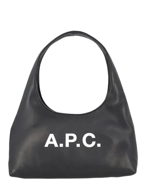 A.p.c. Baby Ninon Shoulder Bag - Black