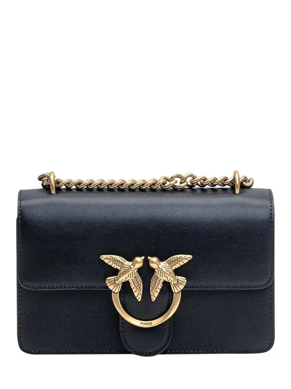 Pinko Mini Love One Shoulder Bag - Nero