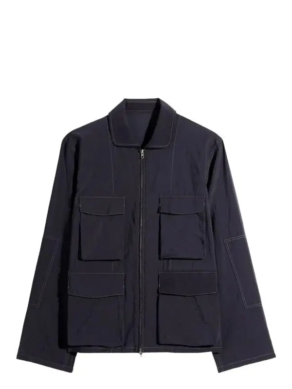 LEMAIRE 3d Pocket Zip-up Jacket - Squidink