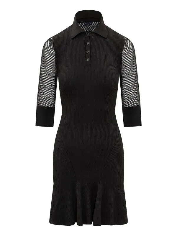 Off-White Mini Suit" In Rete Knit Spring/summer 2025 - Black