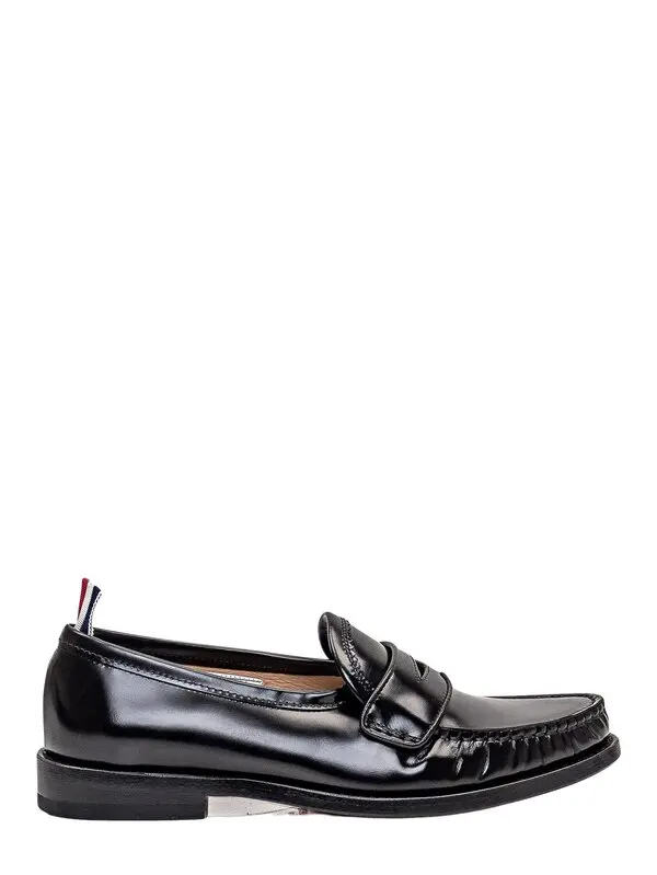Thom Browne Classic Leather Loafers - Black