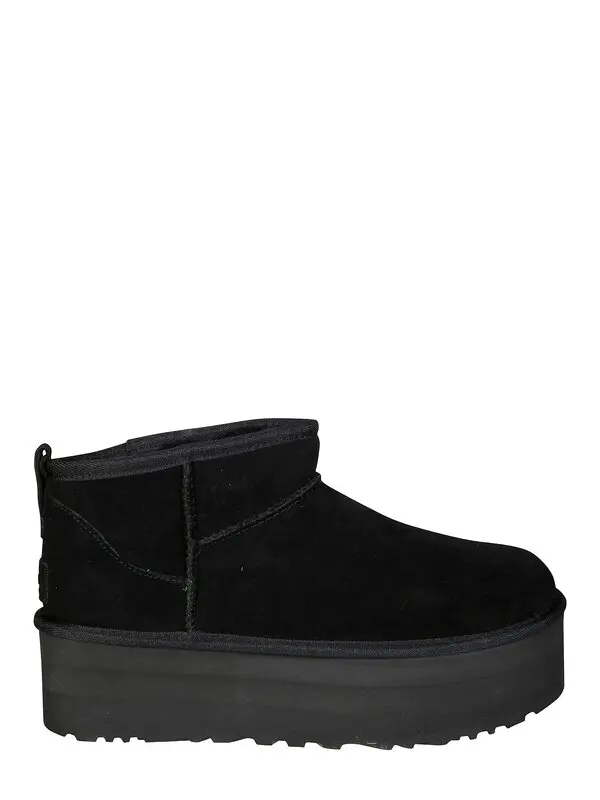 UGG Classic Ultra Mini Platform Boots - Nero