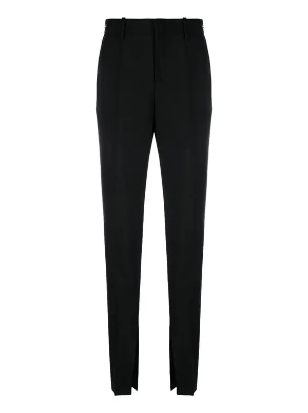 Gucci Morsetto Trousers In Mohair And Wool Blend - Black